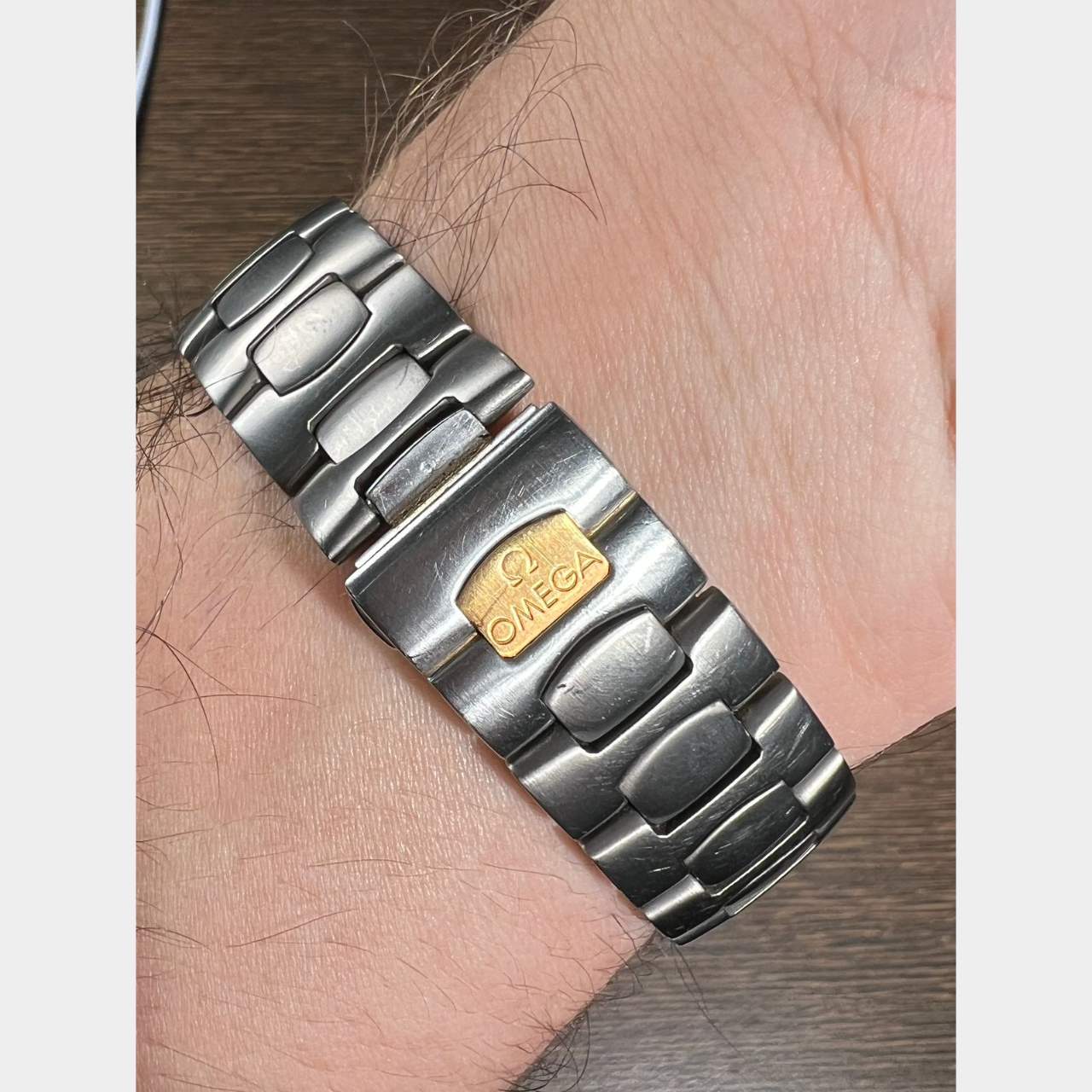 OMEGA Titanium & 18K Seamaster Watch – Jewelry Reserve