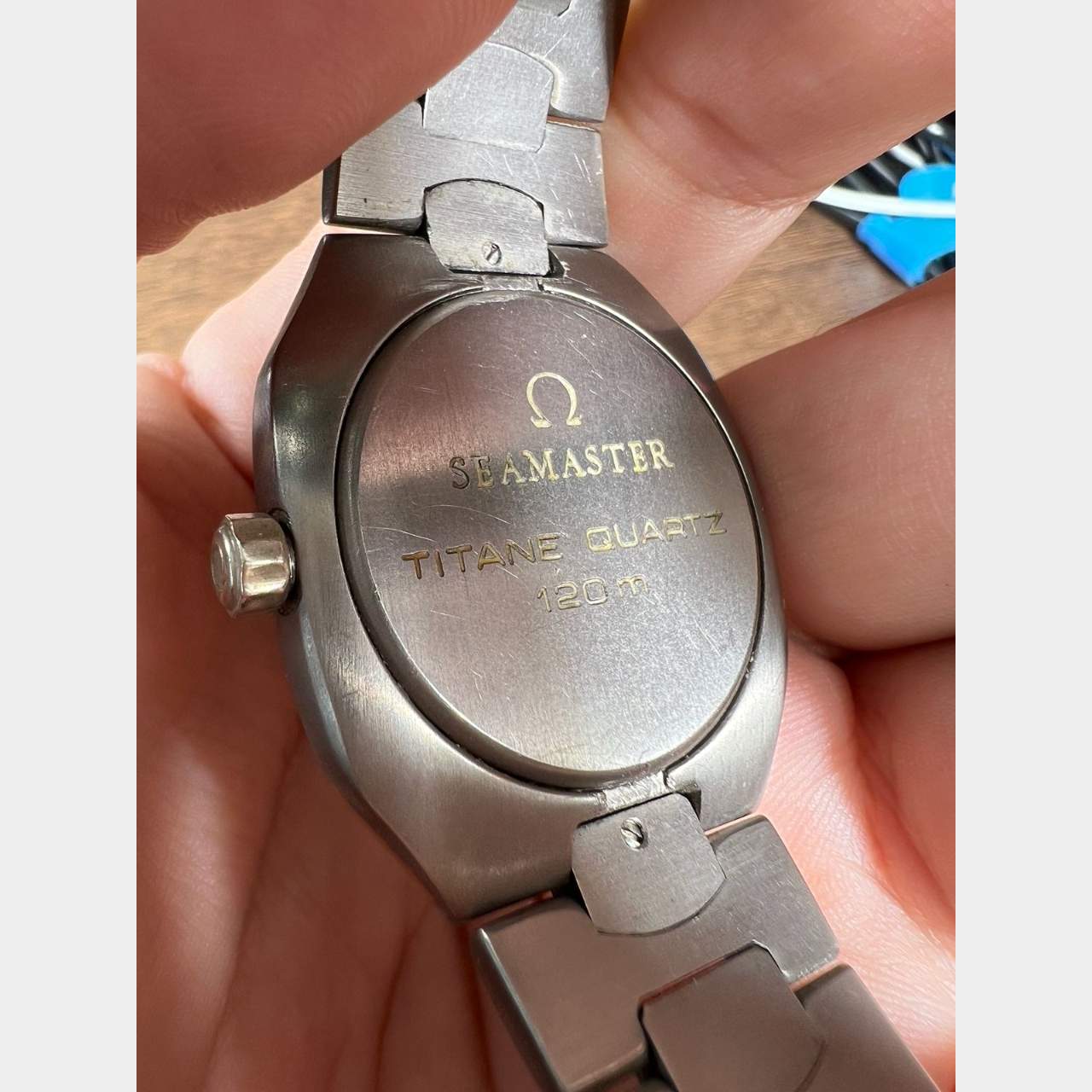 OMEGA Titanium & 18K Seamaster Watch – Jewelry Reserve